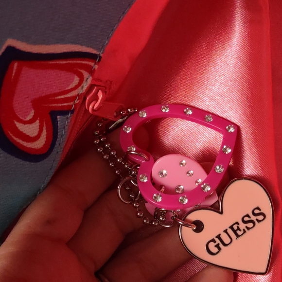 Guess | Bags | Guess Heart And Flower Purse | Poshmark